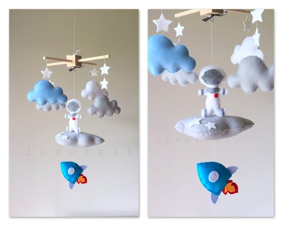 Baby mobile baby mobile space spaceship mobile baby | Etsy