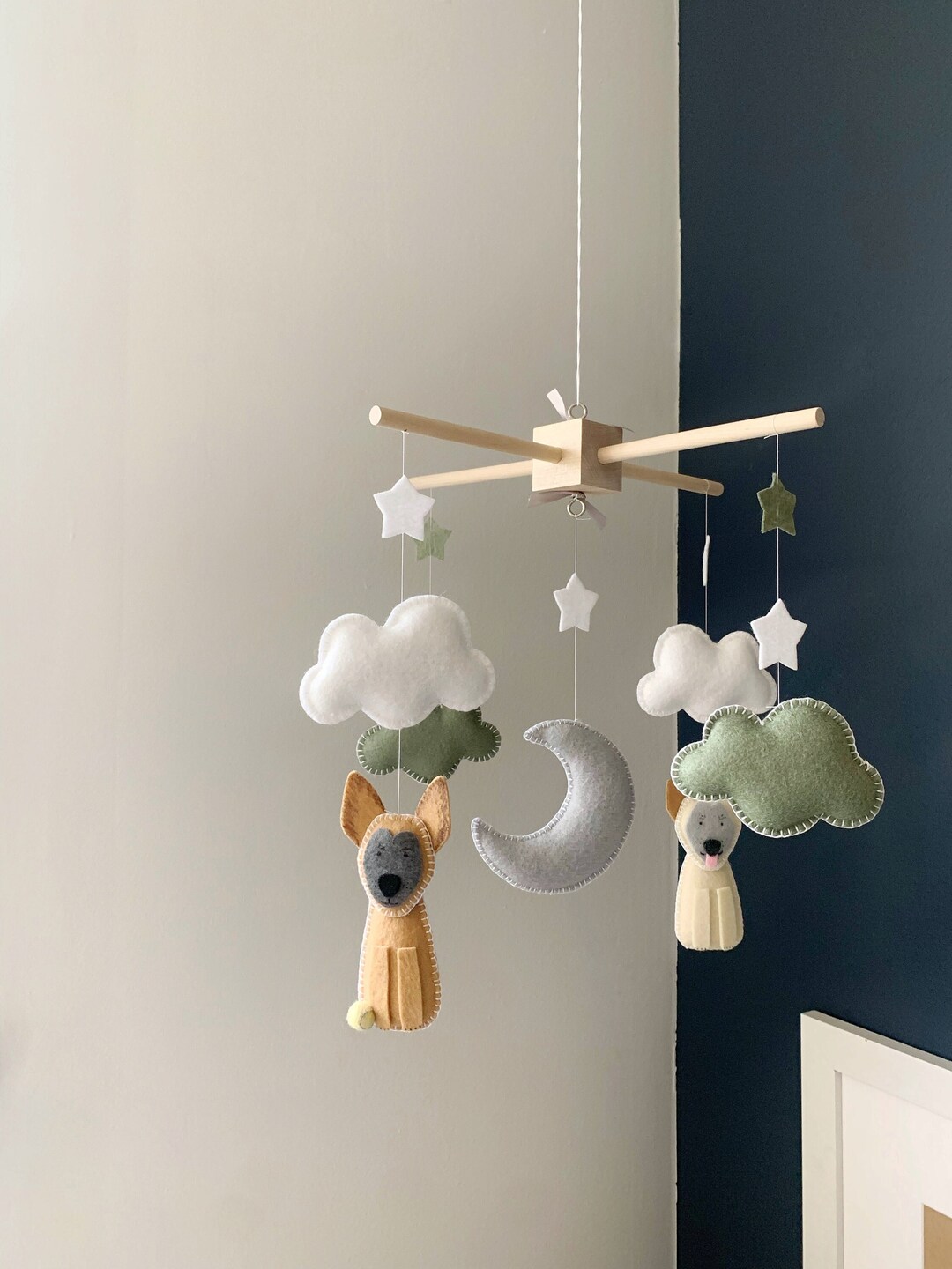 Dog Baby Mobile - Baby Mobile - Dog Mobile - Baby Crib Mobile - Baby ...