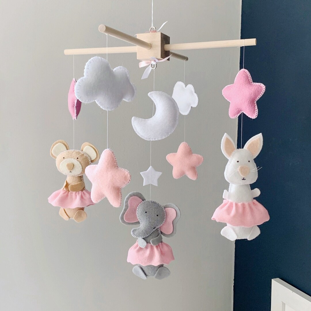 Baby Mobile Animals - Ballerina Mobile - Baby Mobile Girl - Nursery ...