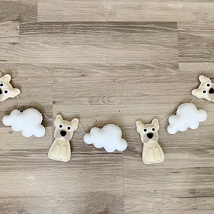 Nursery Banner - Dog Banner - French Bulldog Banner - Baby Decor ...