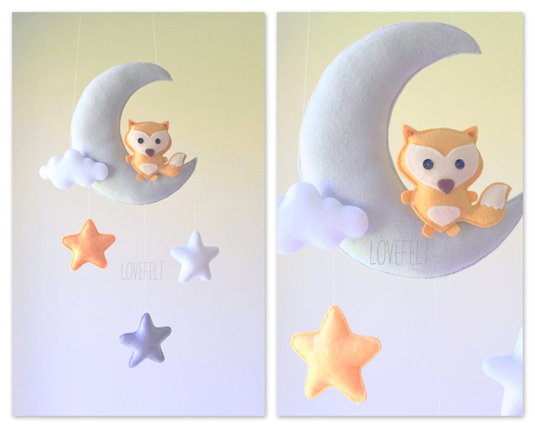 Baby Mobile - Mobile - Fox Mobile - Baby Mobile Fox - Moon Mobile ...