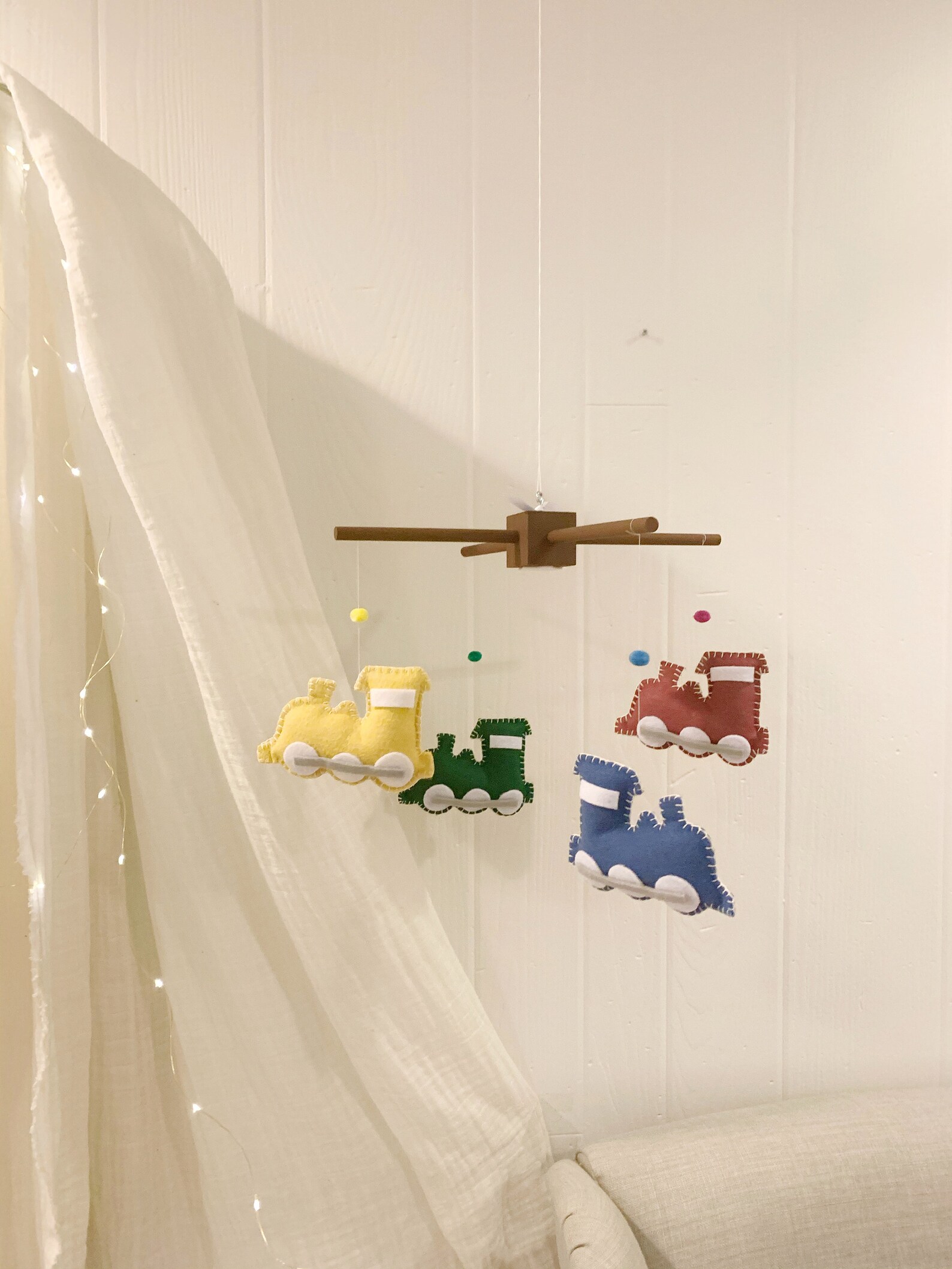 Baby Mobile baby Crib Mobile Train Mobile Neutral Baby - Etsy