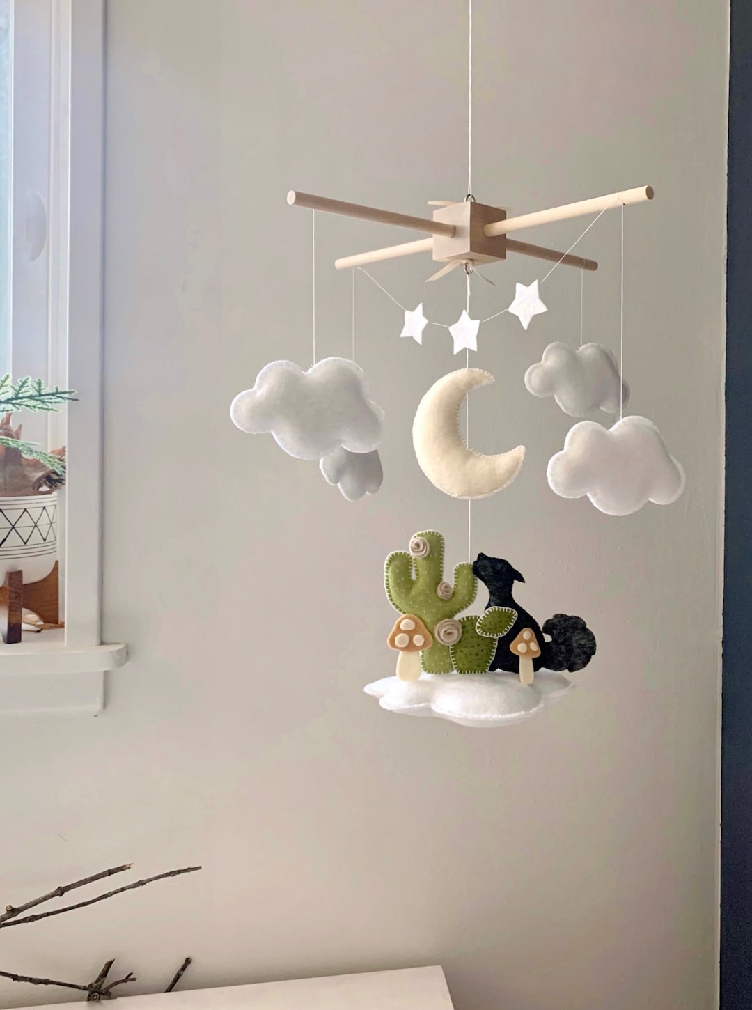 Desert Baby Mobile Cactus Nursery Baby Mobile Desert - Etsy