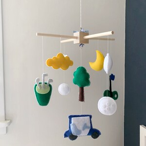 Baby Mobile Golf, Golfing Nursery, Golf Baby Decor, Custom Baby Crib ...