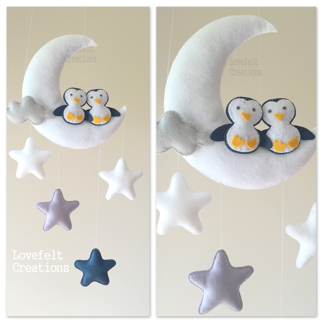Baby Mobile - Moon Mobile - Baby Crib Mobile - Stars Mobile - Etsy
