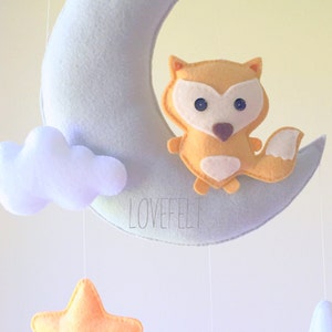 Baby Mobile - Mobile - Fox Mobile - Baby Mobile Fox - Moon Mobile ...