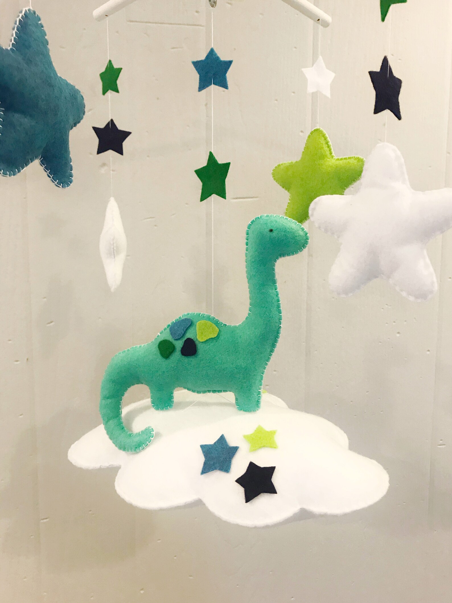 Baby Mobile - Dinosaur Mobile - Baby Mobile Dinosaur - Clouds Mobile ...