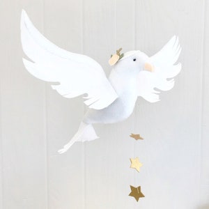 Baby Mobile - Baby Mobile Dove - Dove Mobile - Dove Nursery - Bird ...