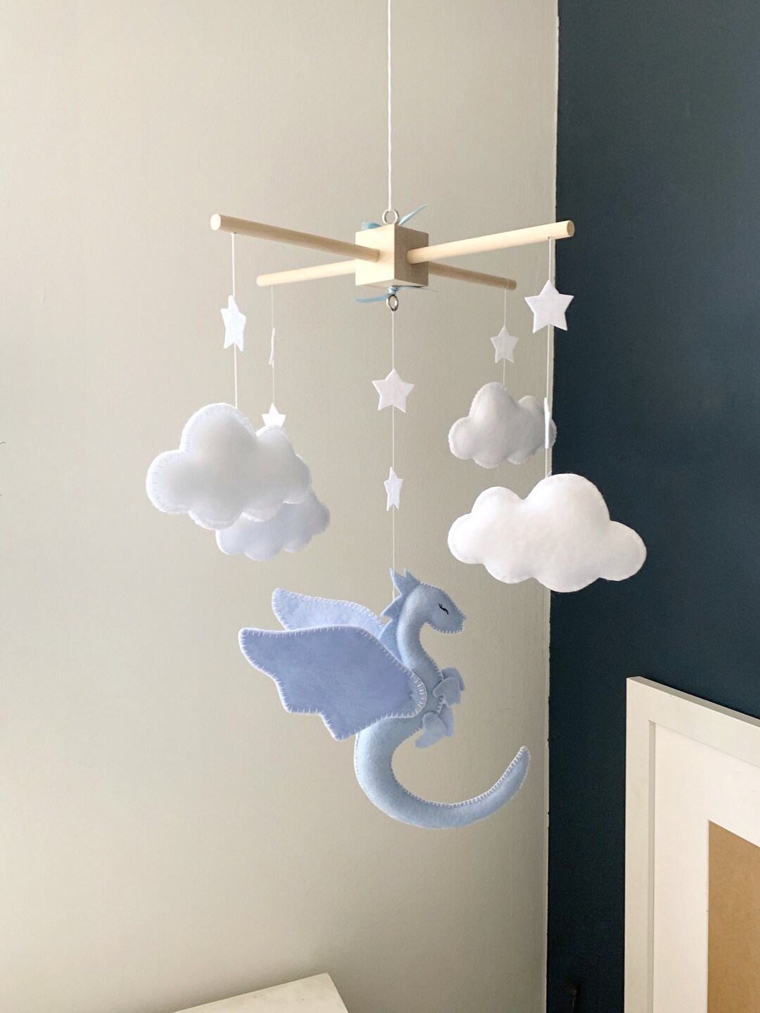 Baby Mobile Boy Room, Dragon Mobile, Hanging Mobile, Baby Mobile Dragon ...