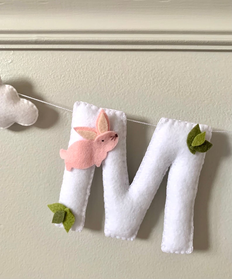 Felt Name Banner Nursery Banner Wall Banner Wall Banner - Etsy