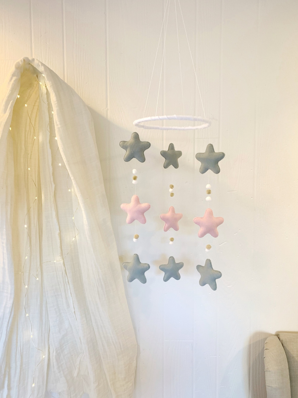 Baby Mobile - Stars Mobile - Baby Mobile Stars - Baby Mobile Girl ...