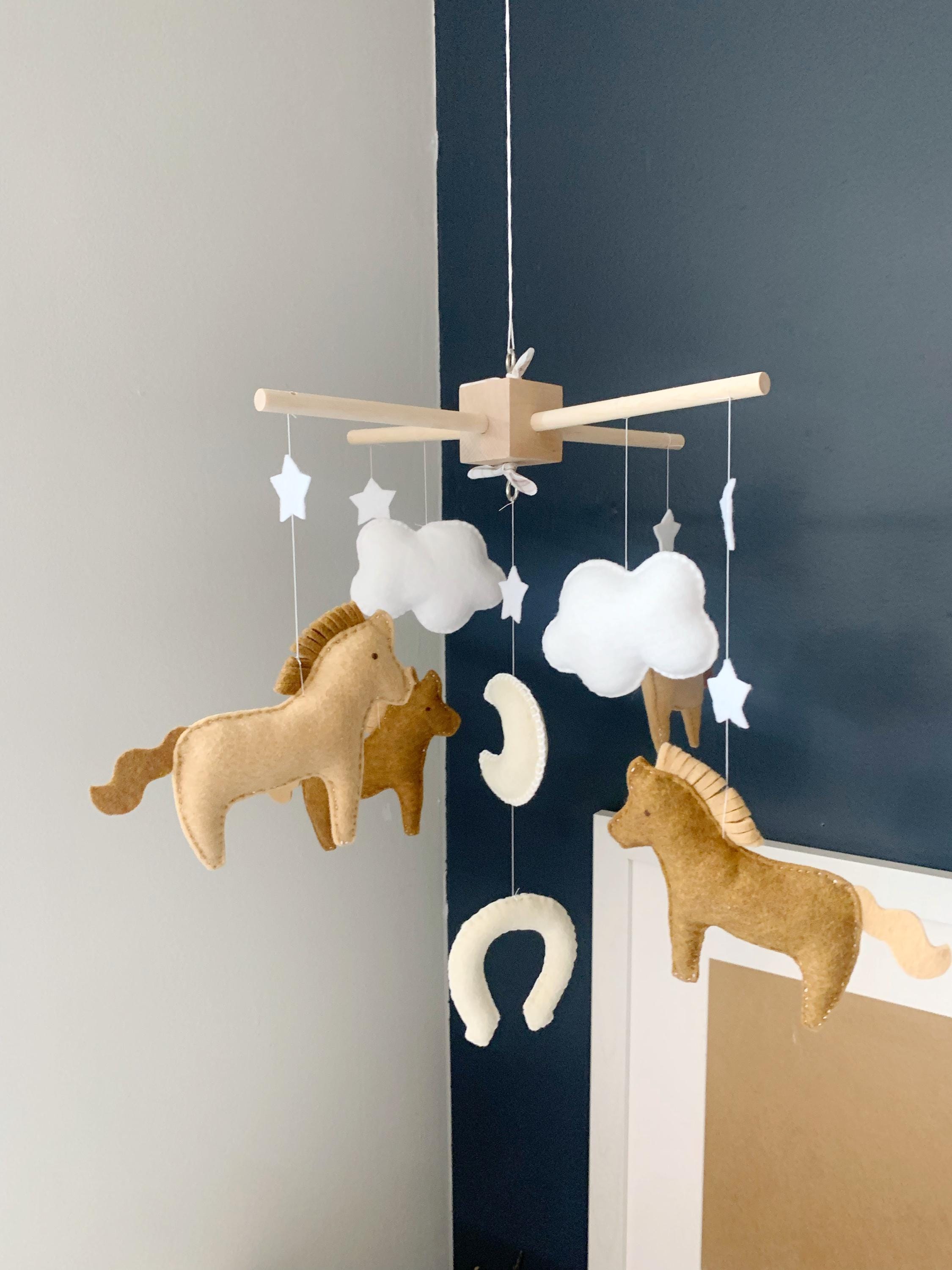 Baby Mobile - Baby Crib Mobile - Horse Mobile - Cowboy Mobile - Farm ...
