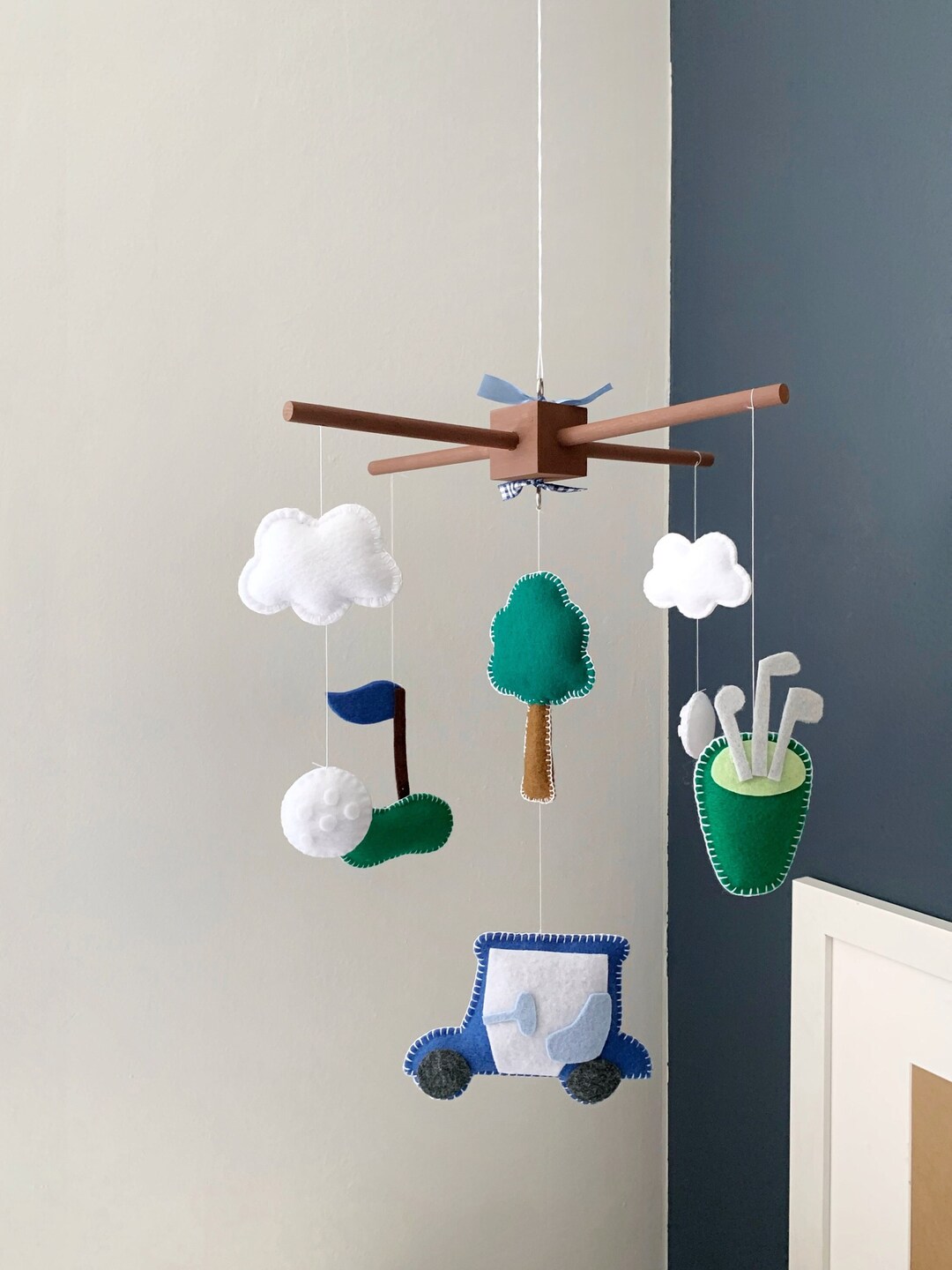 Baby Mobile Golf, Golfing Nursery, Golf Baby Decor, Custom Baby Crib ...