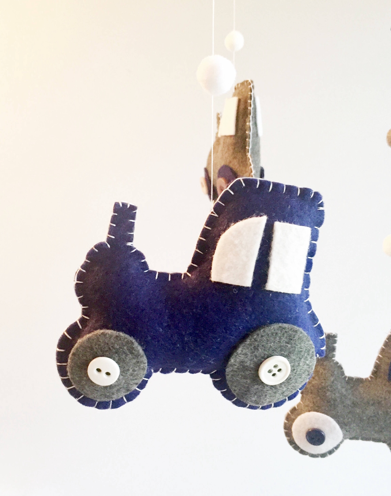 Baby Mobile - Baby Crib Mobile - Tractor Mobile - Farm Mobile - Baby ...