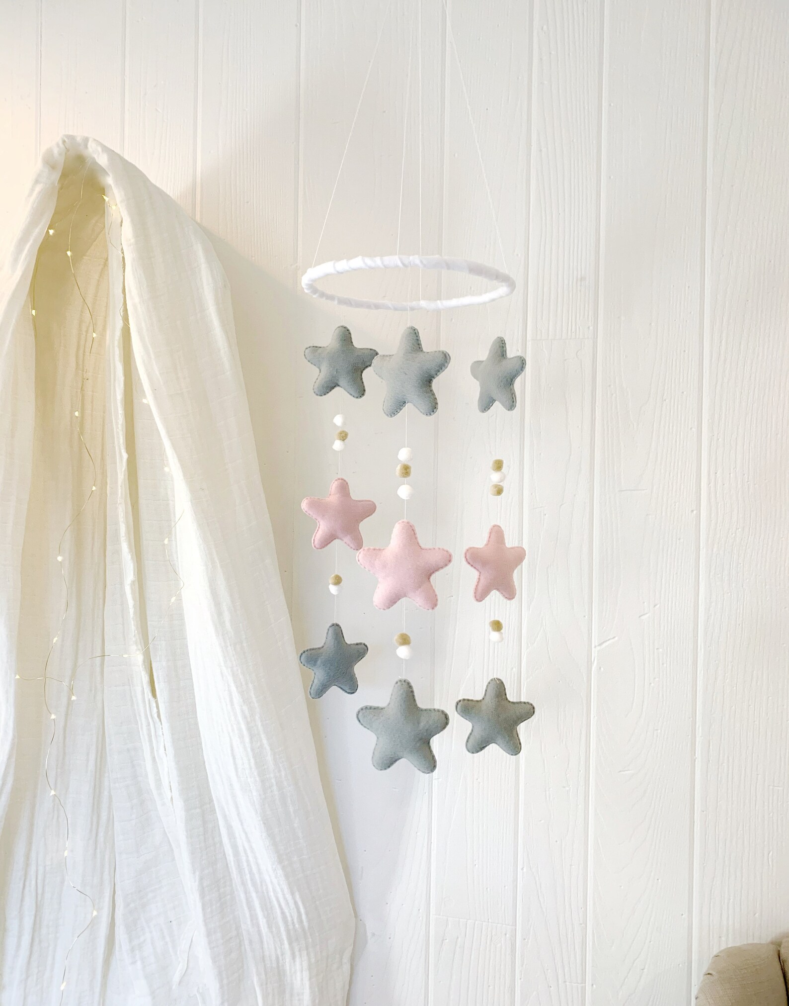 Baby Mobile - Stars Mobile - Baby Mobile Stars - Baby Mobile Girl ...