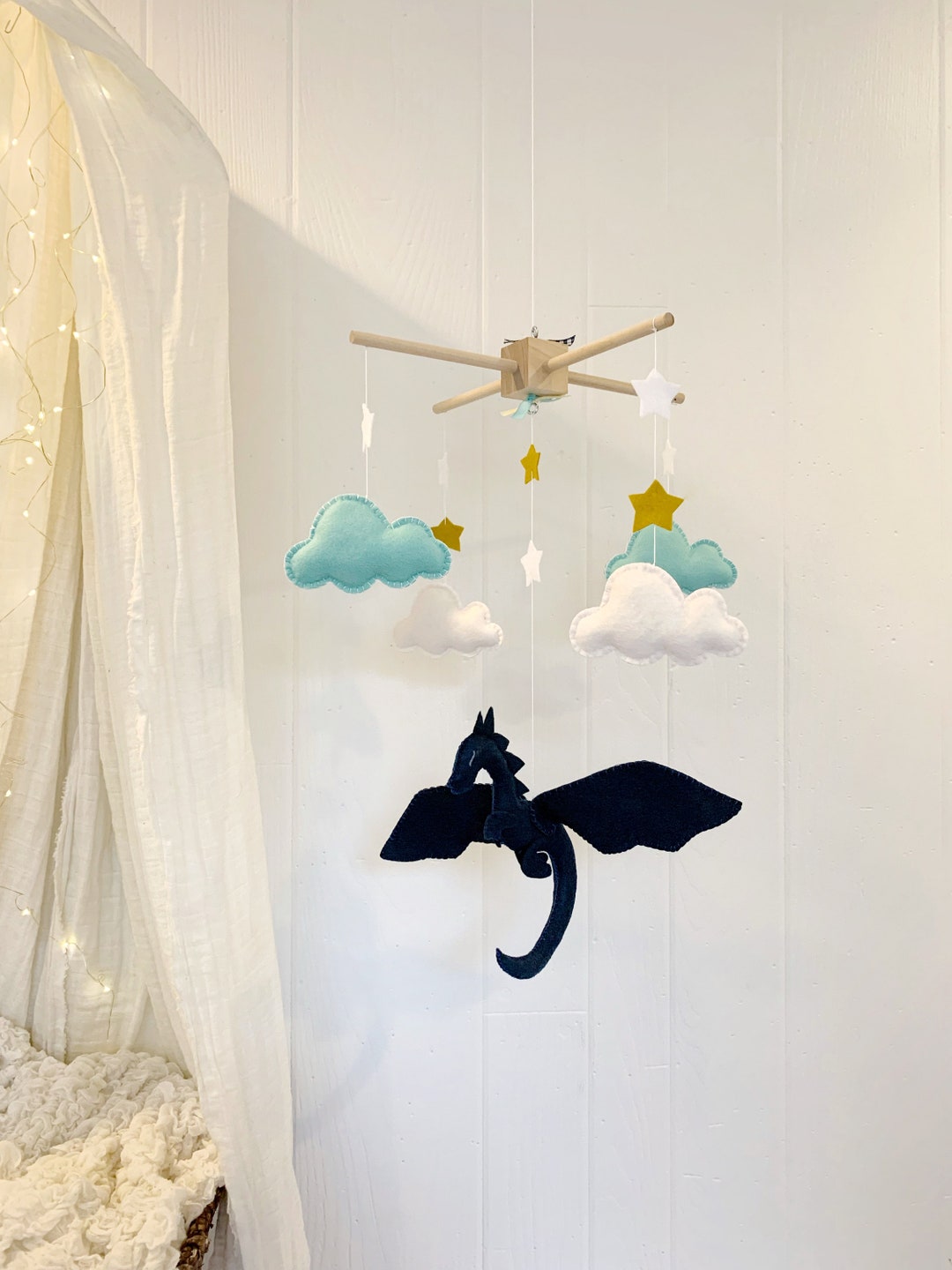 Baby Mobile - Dragon Mobile - Crib Mobile - Baby Mobile Dragon - Dragon ...