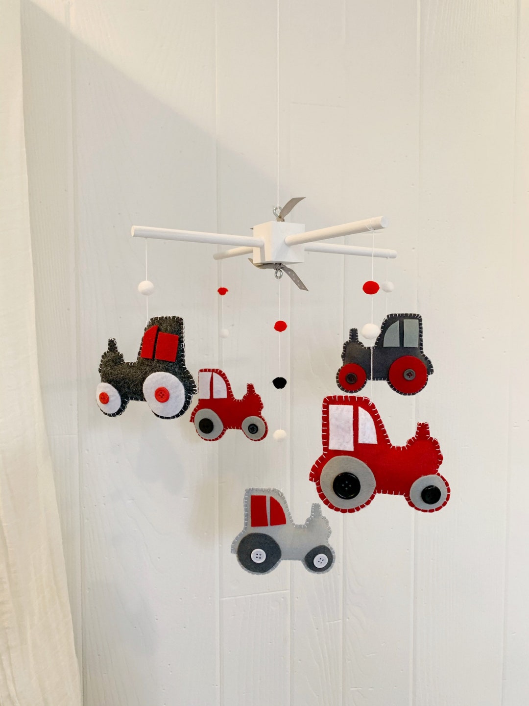 Baby Mobile - Baby Crib Mobile - Tractor Mobile - Farm Mobile - Baby ...