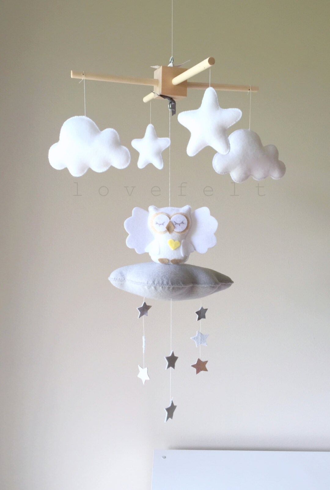 Baby Mobile - Baby Crib Mobile - Baby Mobile Owl - Angel Mobile - Owl ...