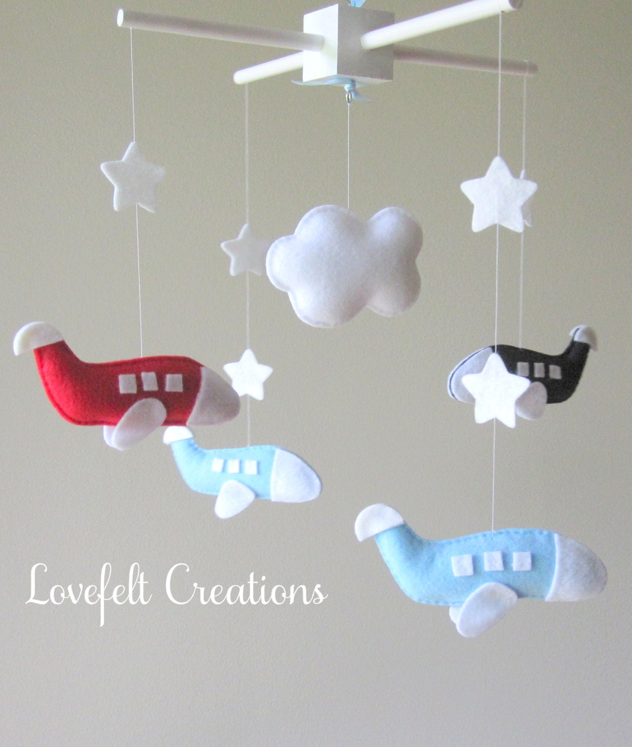 Baby Mobile Airplane Mobile Nursery Mobile | Etsy