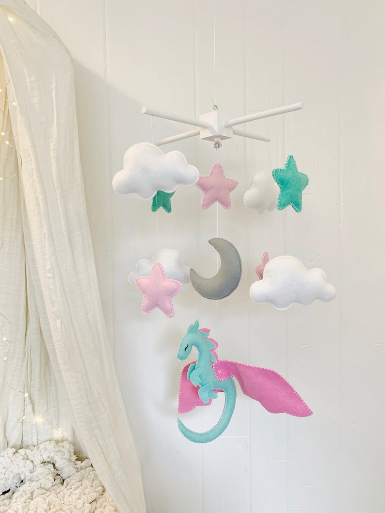 Dragon Mobile Baby Mobile Dragon Dragon Nursery Nursery - Etsy