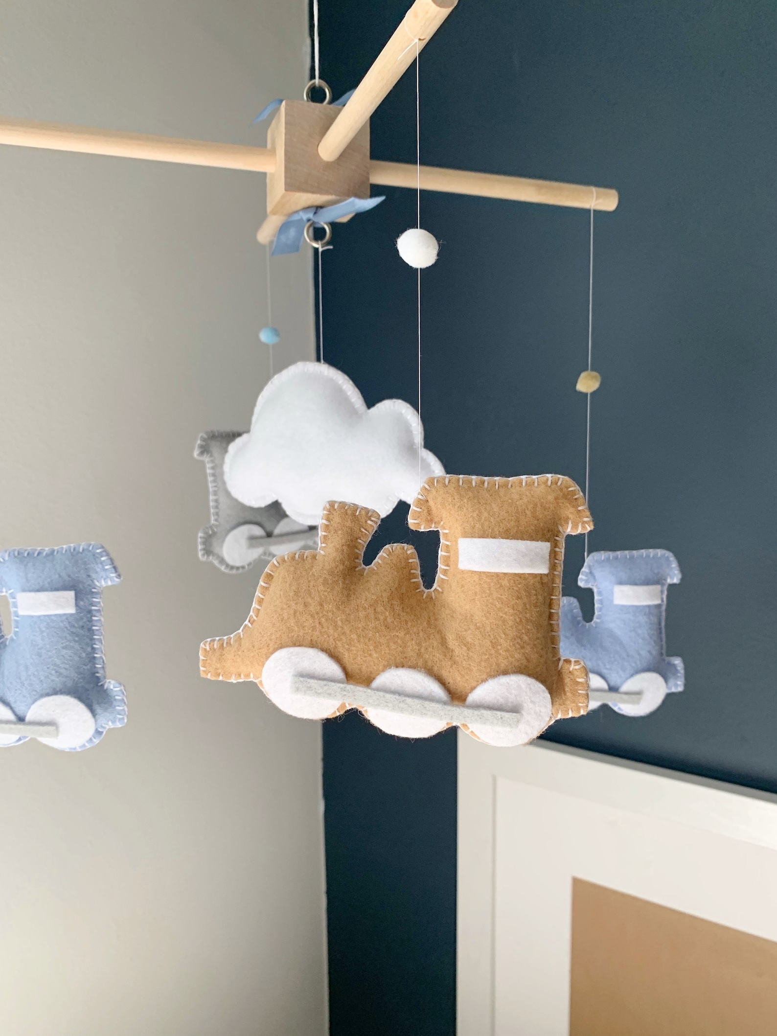 Baby Mobile baby Crib Mobile Train Mobile Train Baby Mobile Crib Mobile ...