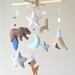 Felt Native American Baby Mobile – Teepee & Deer Nursery Decor - Etsy