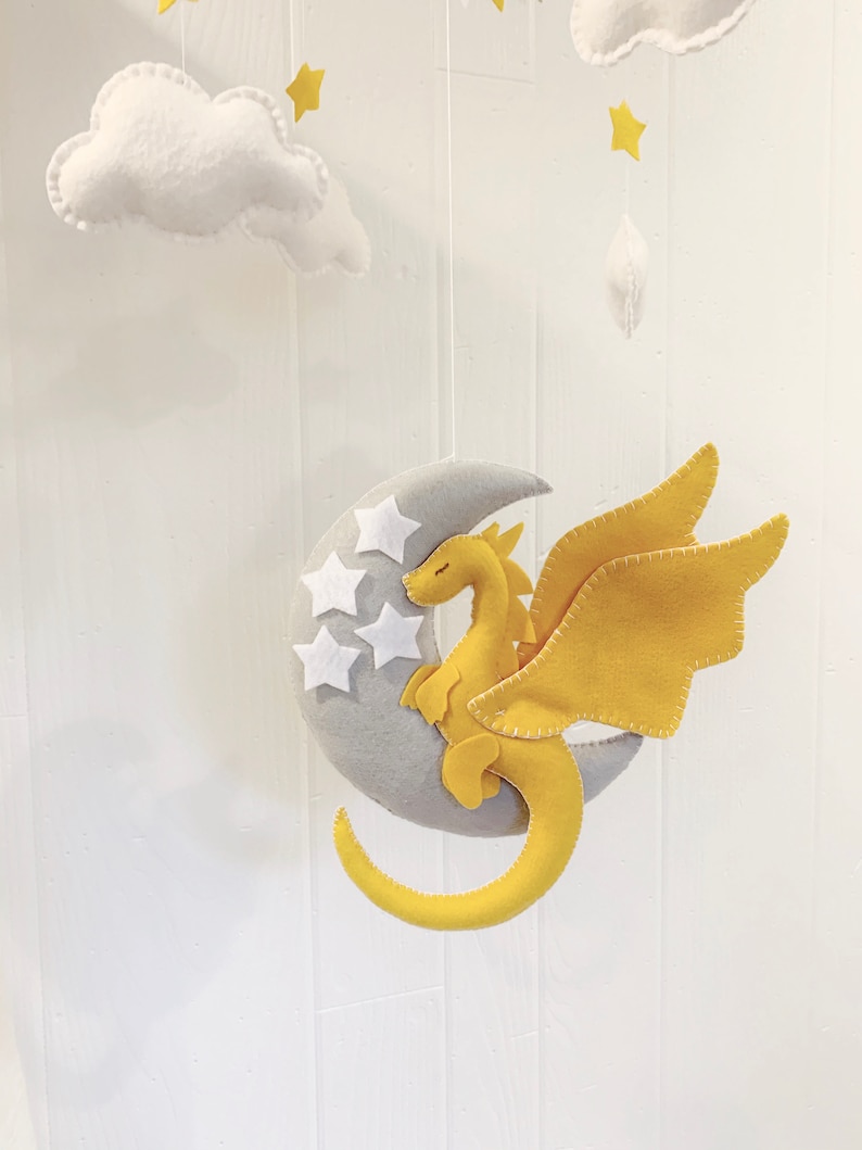 Dragon Baby Mobile - Baby Mobile Dragon - Fairytale Nursery - Dragon ...