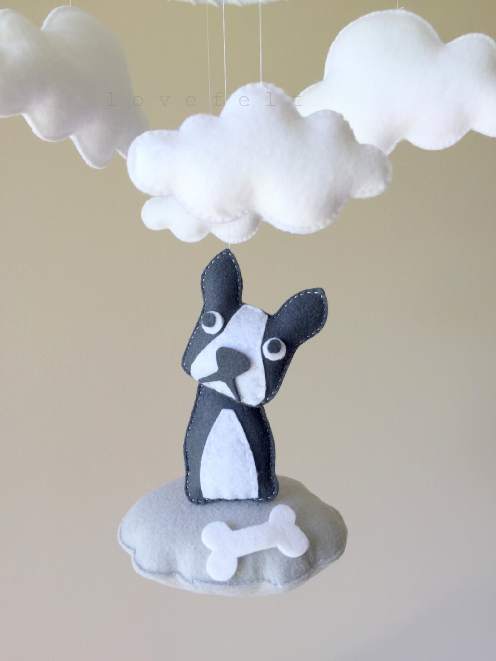 Baby Mobile Dog Mobile Baby Mobile Dog Boston Terrier - Etsy