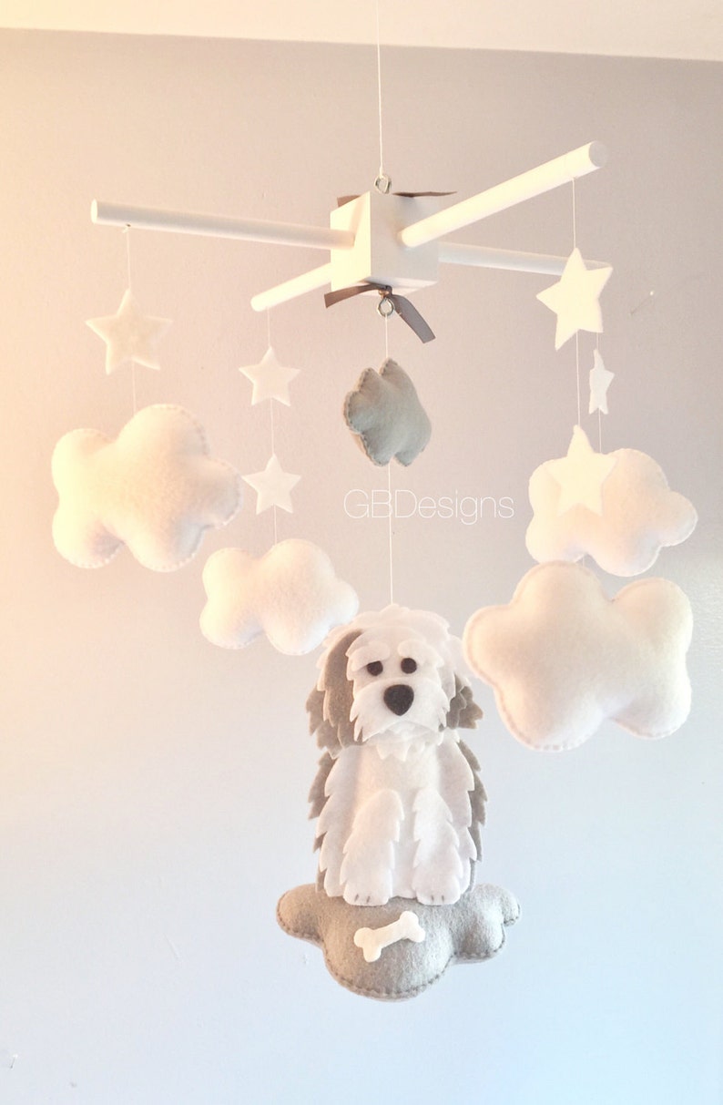 Baby Mobile Dog Mobile Baby Keepsake Hanging Mobile - Etsy