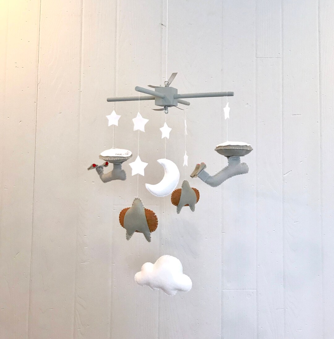 Baby Mobile Space Mobile Space Ship Mobile Baby Crib - Etsy