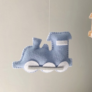 Baby Mobile -baby Crib Mobile - Train Mobile - Train Baby Mobile - Crib ...