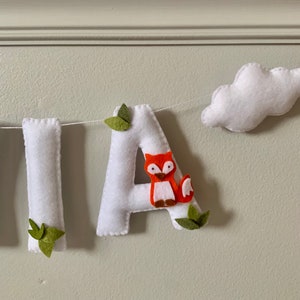Felt Name Banner Nursery Banner Wall Banner Wall Banner - Etsy