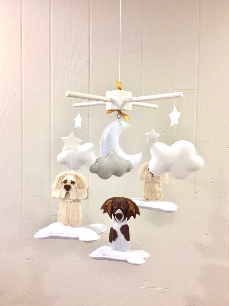 Baby Mobile - Dog Mobile - Baby Crib Mobile - Baby Mobile Dog - Puppy ...