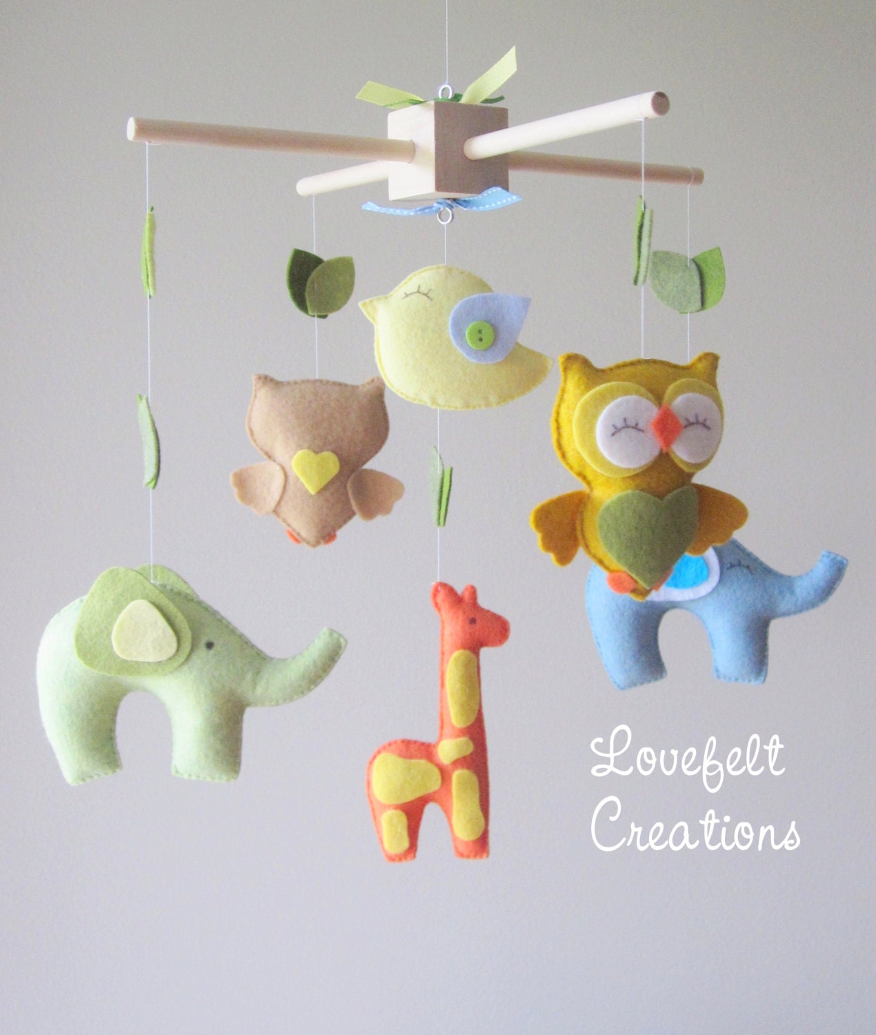 Felt mobile baby mobile animals Mobile forest Mobile | Etsy