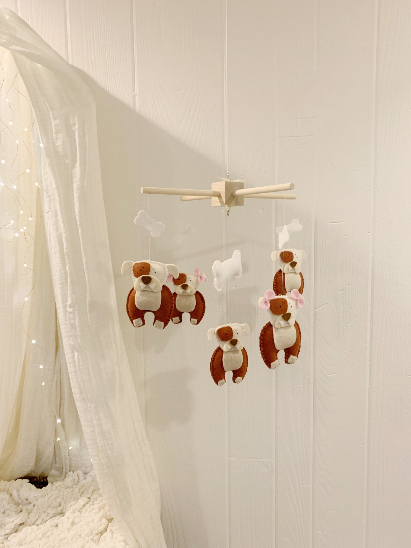 Baby Mobile Baby Mobile Dog Bulldog Mobile Dog Mobile - Etsy