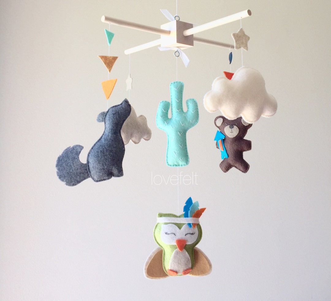 Baby Mobile - Indian Mobile - Fox Mobile - Tribal Mobile - Baby Mobile ...