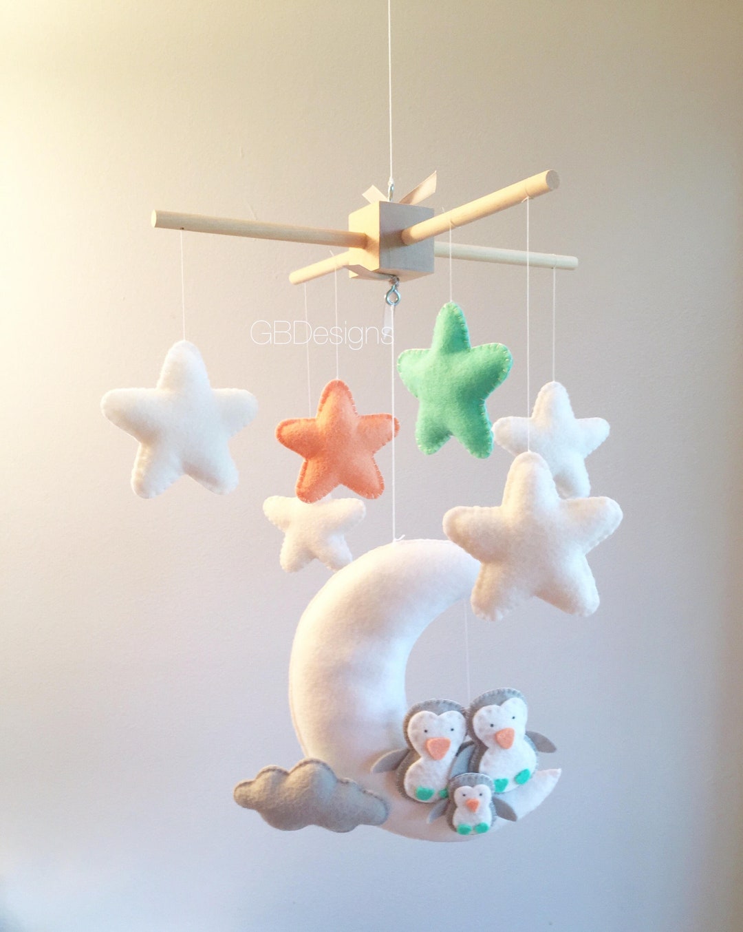 Baby Mobile - Moon Mobile - Baby Crib Mobile - Stars Mobile - Etsy