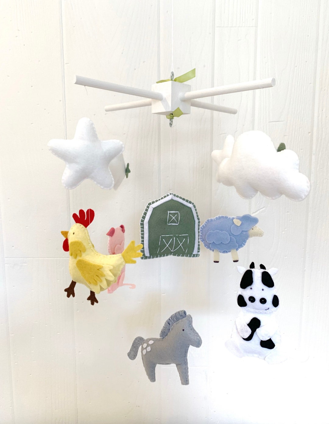 Animals Baby Mobile - Baby Crib Mobile - Baby Mobile Baby - Mobile Farm ...