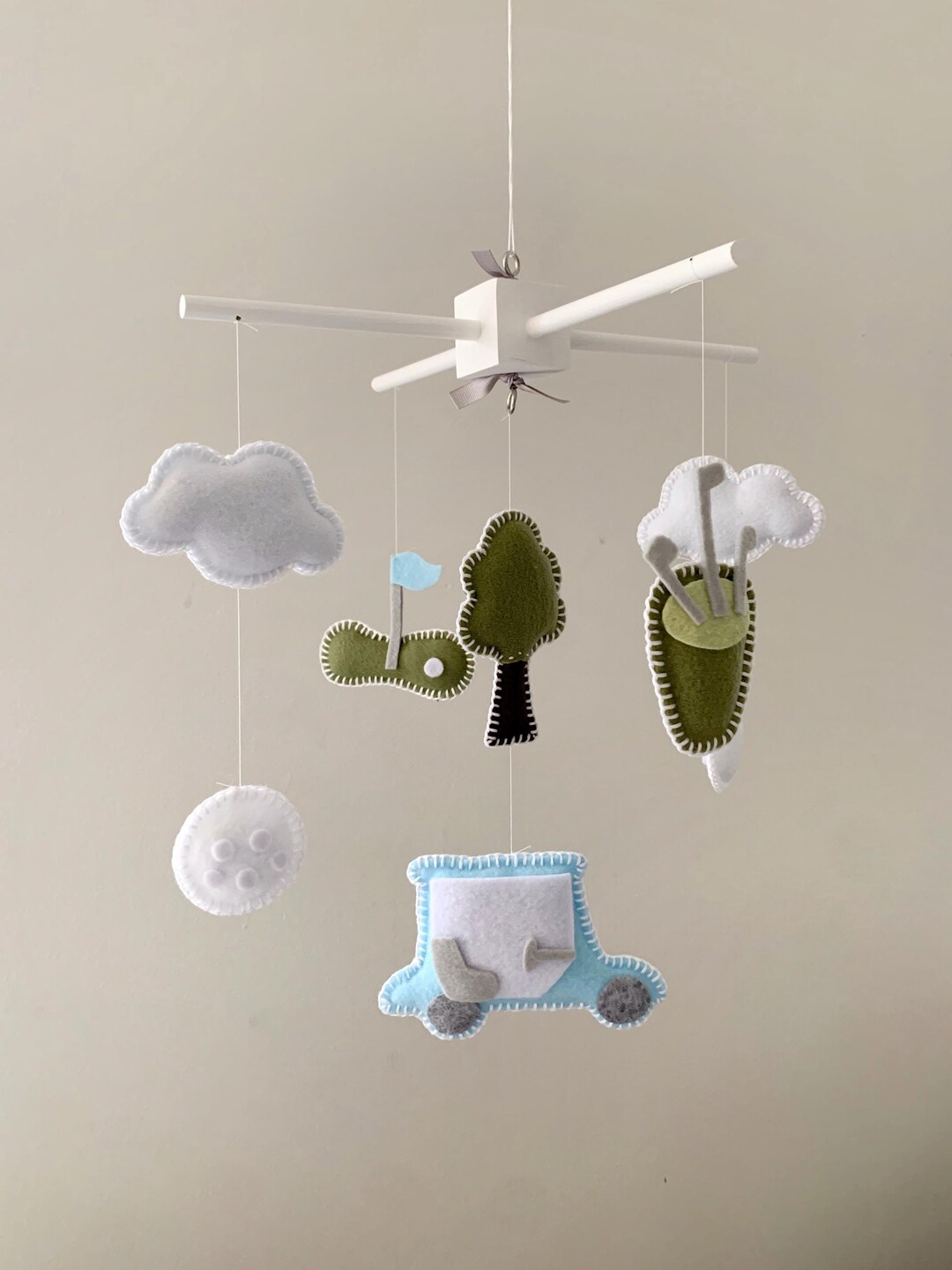 Baby Mobile Golf, Golfing Nursery, Golf Baby Decor, Custom Baby Crib ...