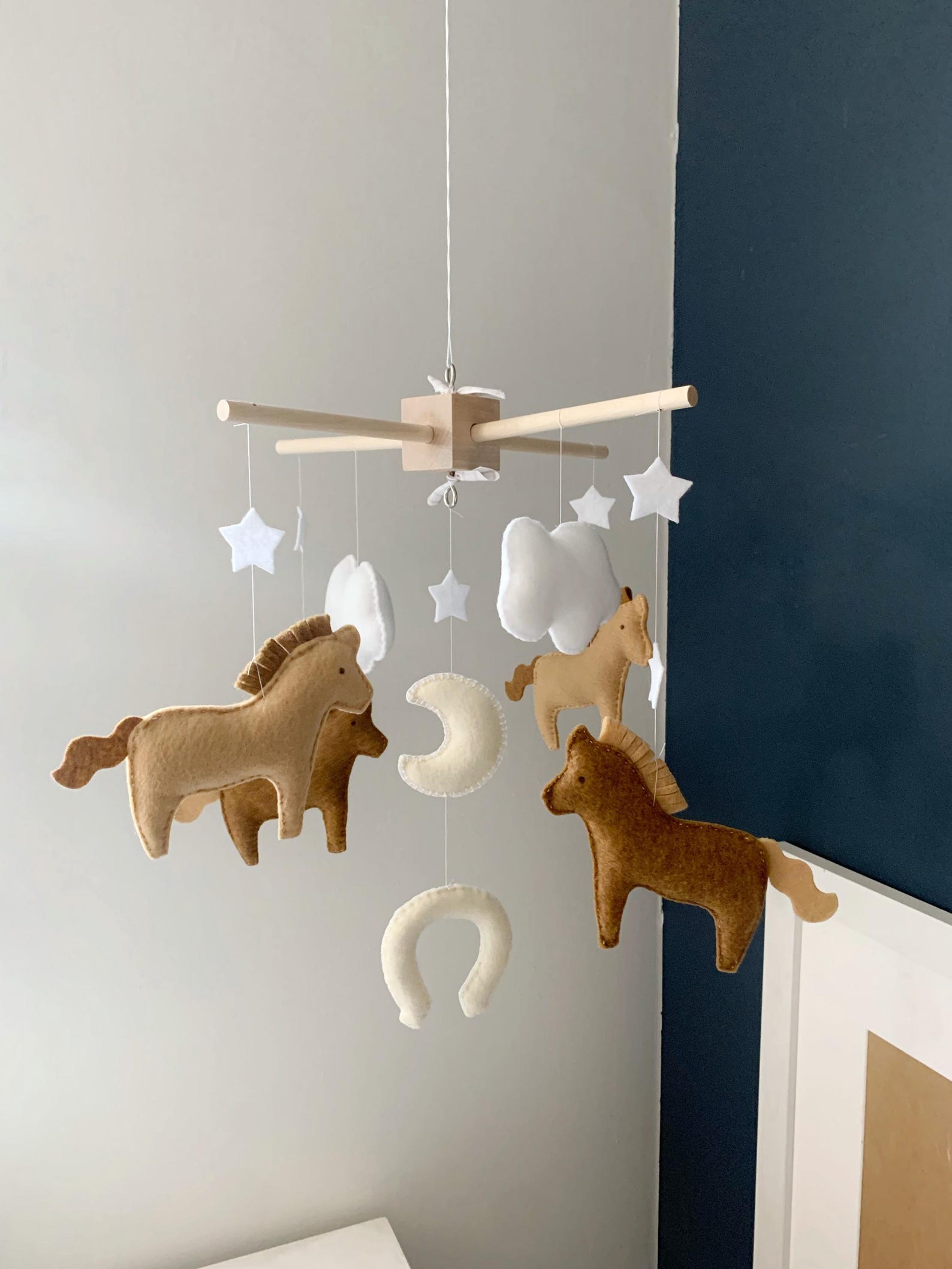 Baby Mobile - Baby Crib Mobile - Horse Mobile - Cowboy Mobile - Farm ...