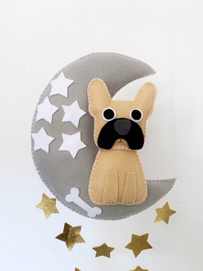 Dog Baby Mobile - Baby Mobile Dog - Dog Mobile - French Bulldog Mobile ...