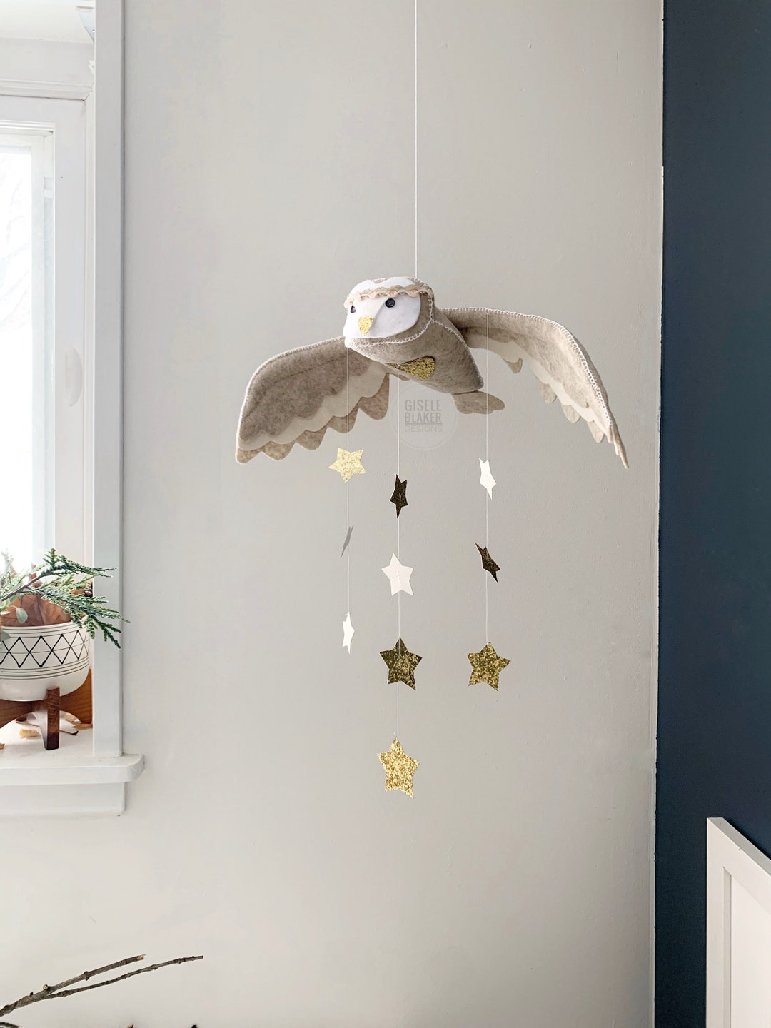 Owl Mobile - Baby Mobile - Baby Hanging Mobile - Baby Mobile Owl - Owl ...