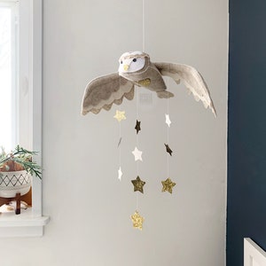 Owl Mobile - Baby Mobile - Baby Hanging Mobile - Baby Mobile Owl - Owl ...