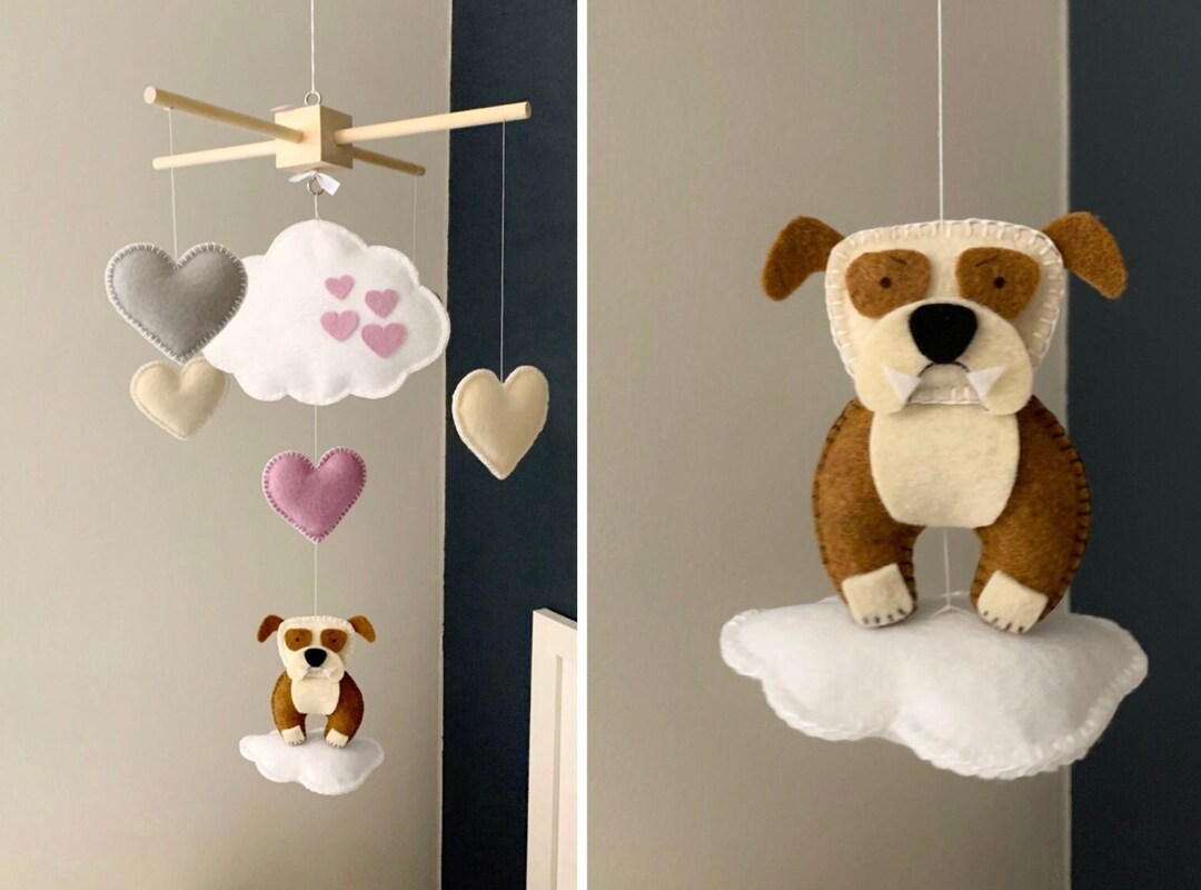 Dog Baby Mobile - Baby Mobile - Dog Mobile - Felt Mobile - Baby Mobile ...