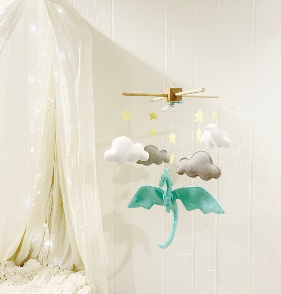Baby Mobile - Dragon Mobile - Crib Mobile - Baby Mobile Dragon - Dragon ...