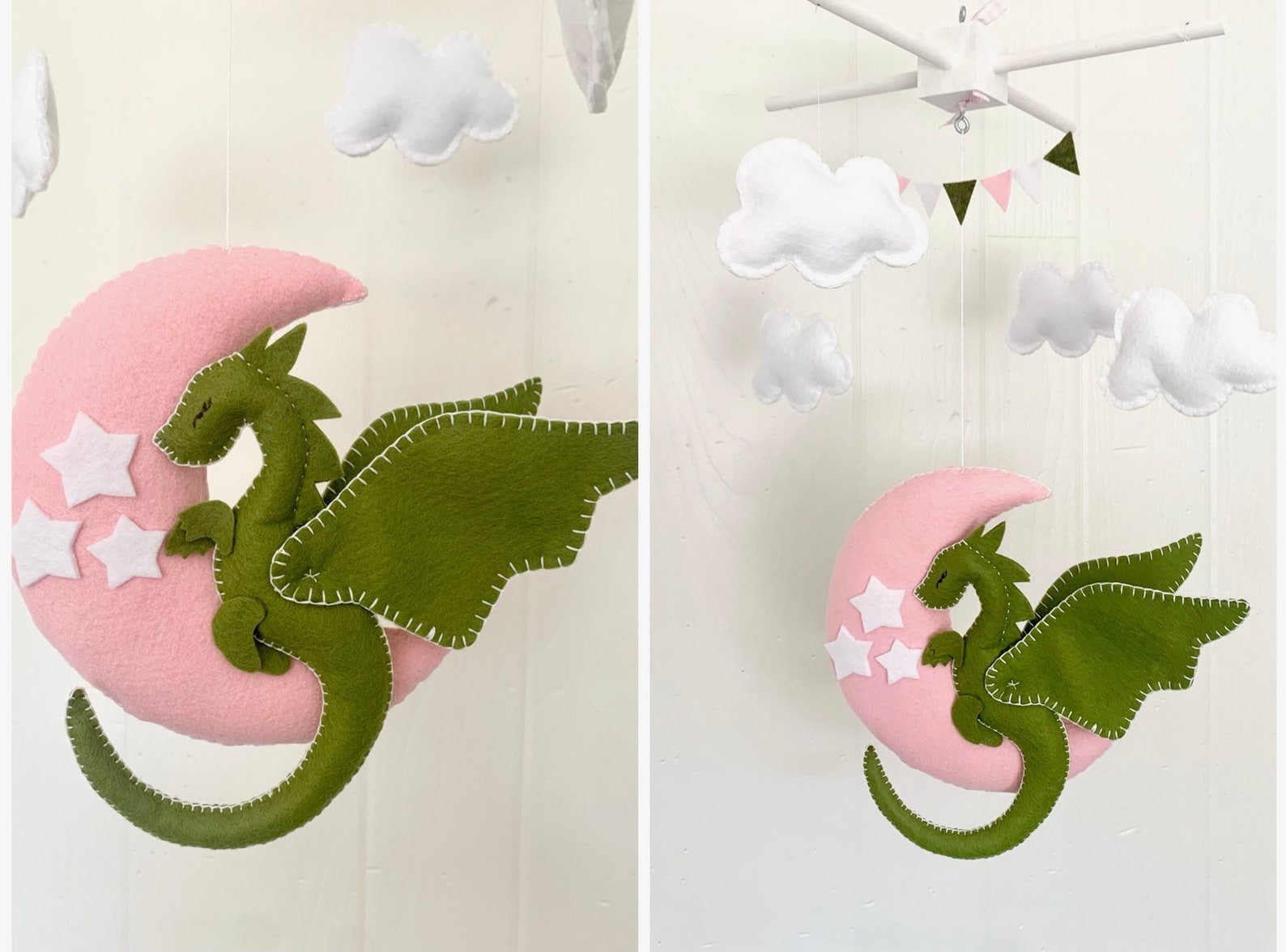 Dragon Baby Mobile - Baby Mobile Dragon - Dragon Nursery - Fairytale ...