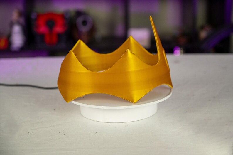 Pink Cartoon Princess Crown – 3D Printed Royal Tiara – 25in Head Fit ...