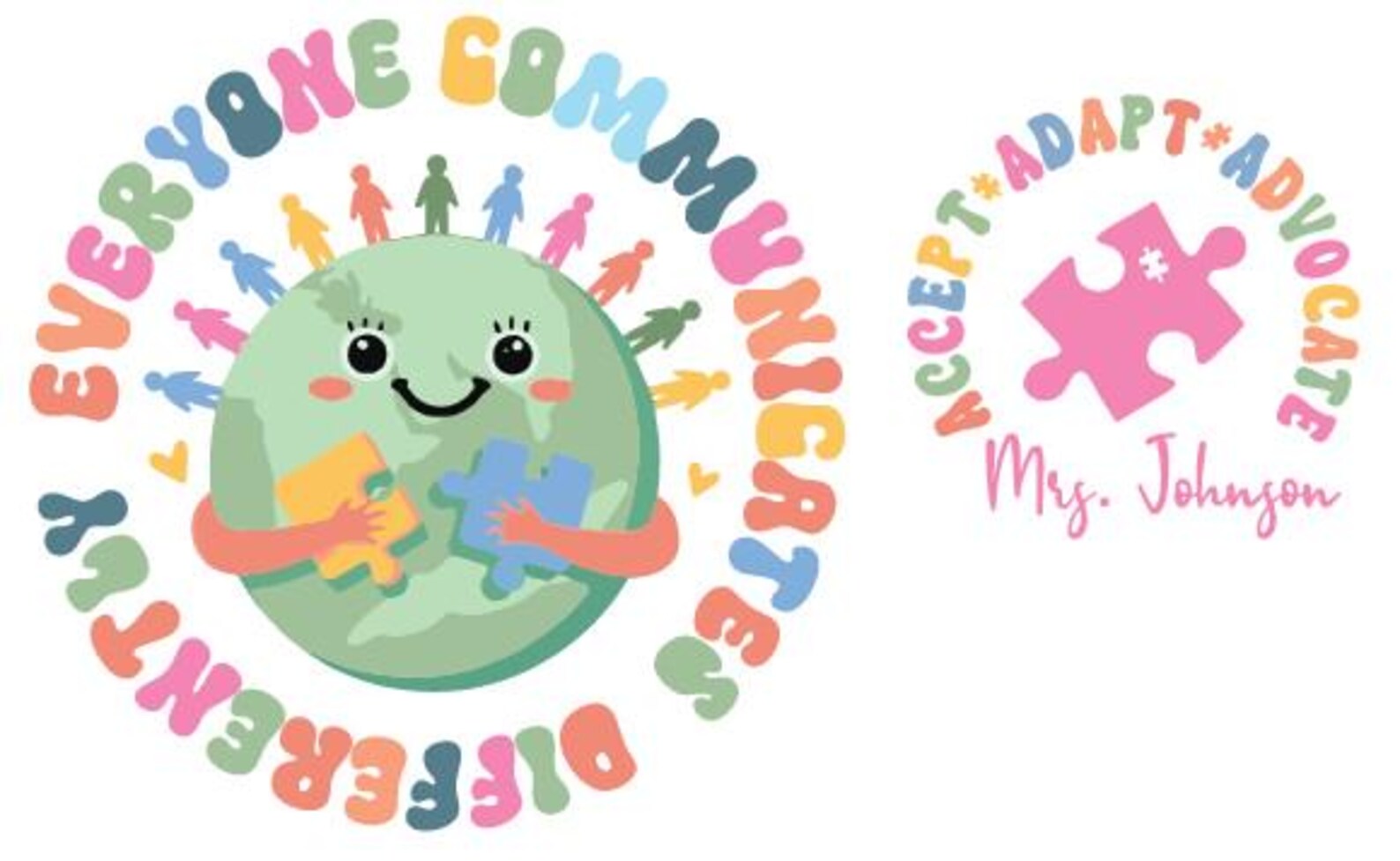 Everyone Communicates Differently Svg Png, Autism Awareness Shirt Svg ...