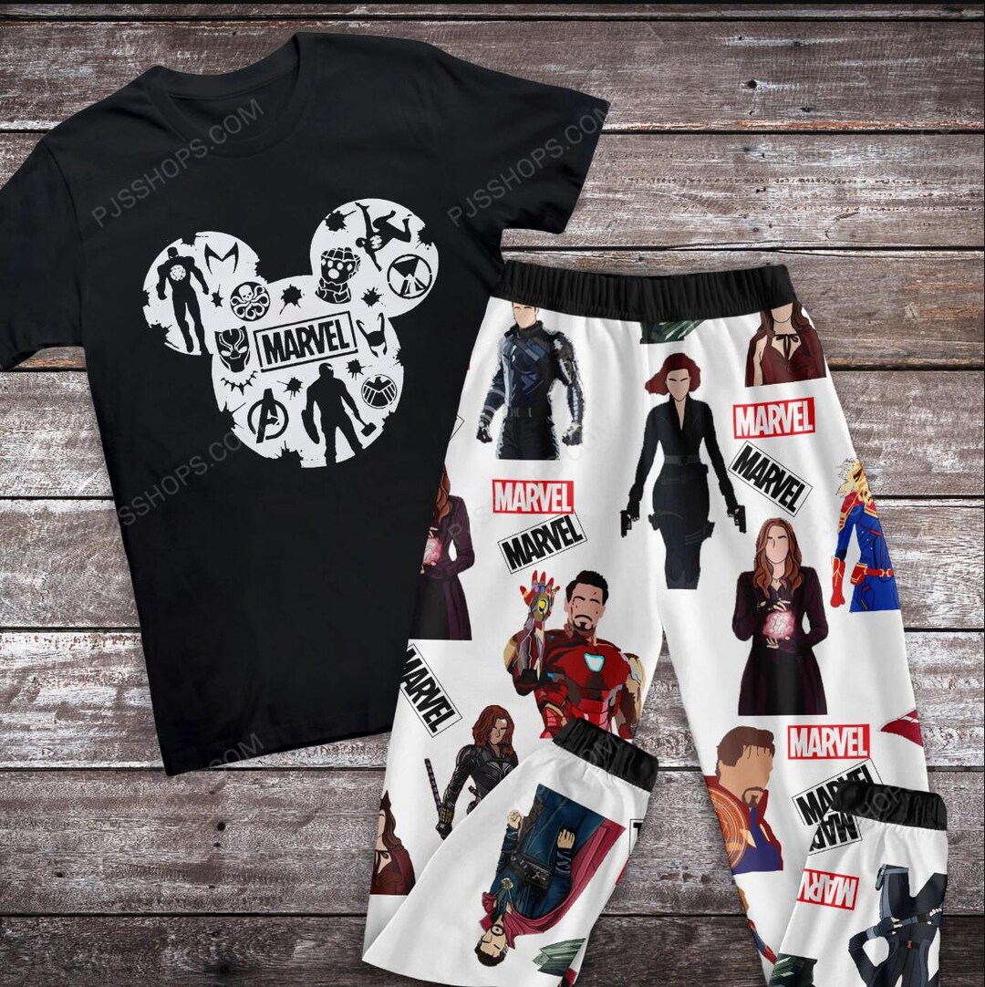 Marvel Pajamas Set, Personalized Family Pajamas, Family Christmas ...
