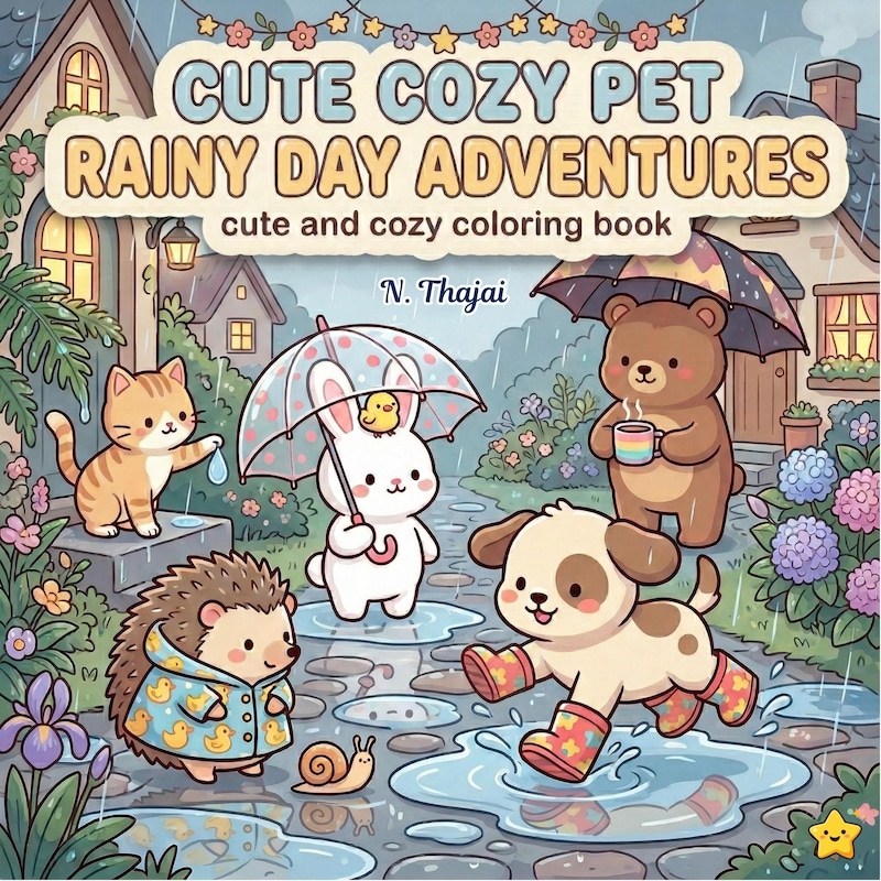 Rainy Cute Animals - Etsy